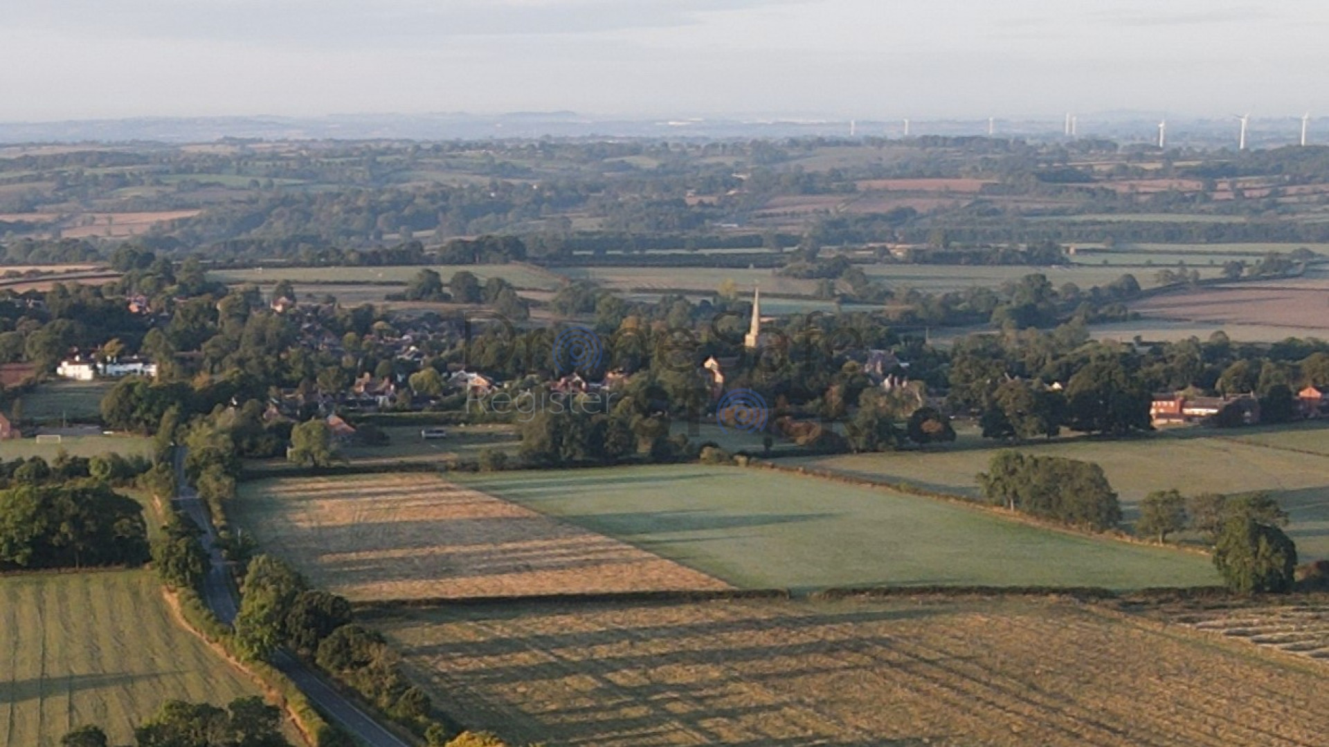 Naseby Village Aerial Photo 7608 in Northampton
