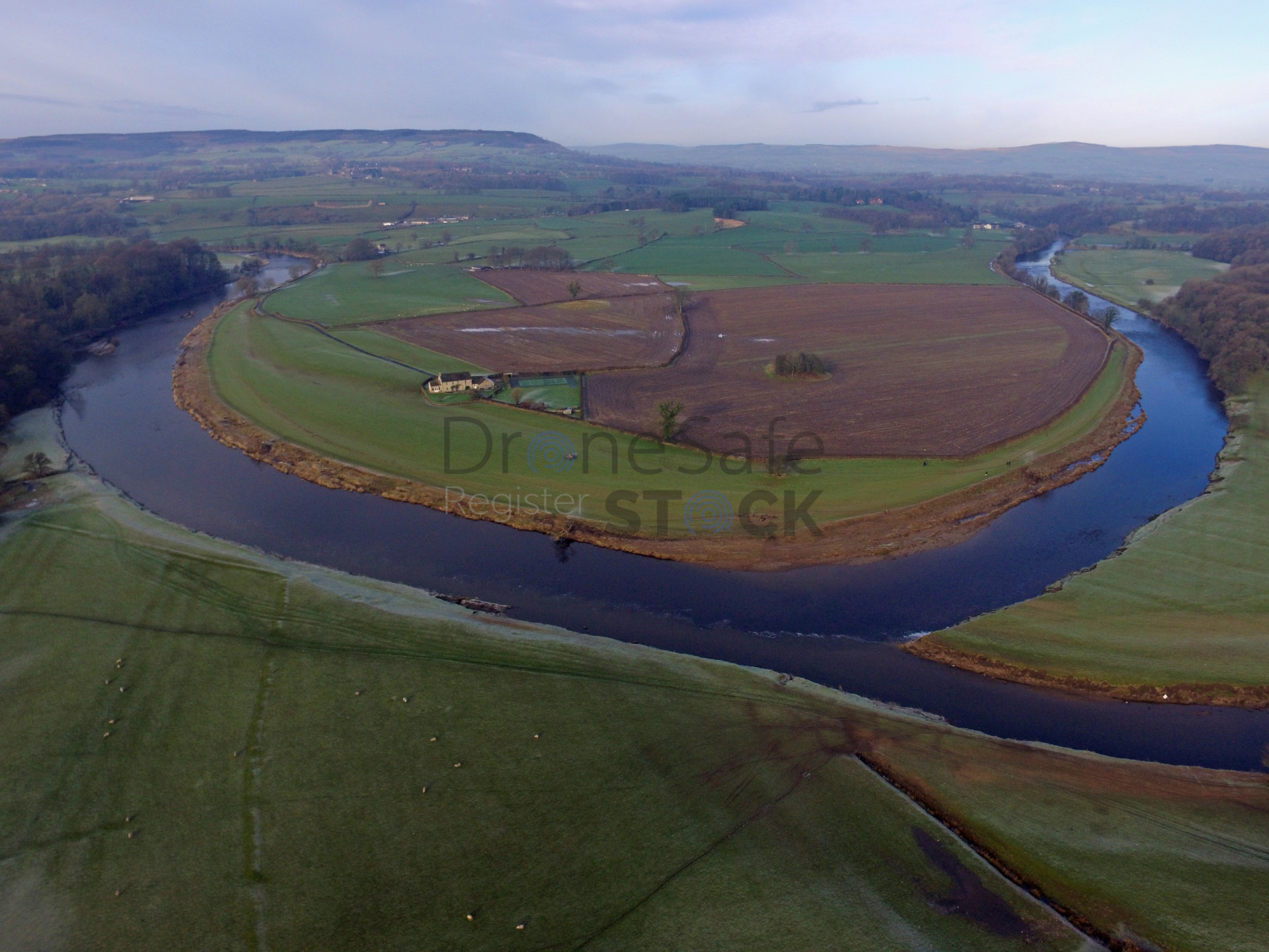 River Ribble/Calder Confluence 1078 in Clitheroe