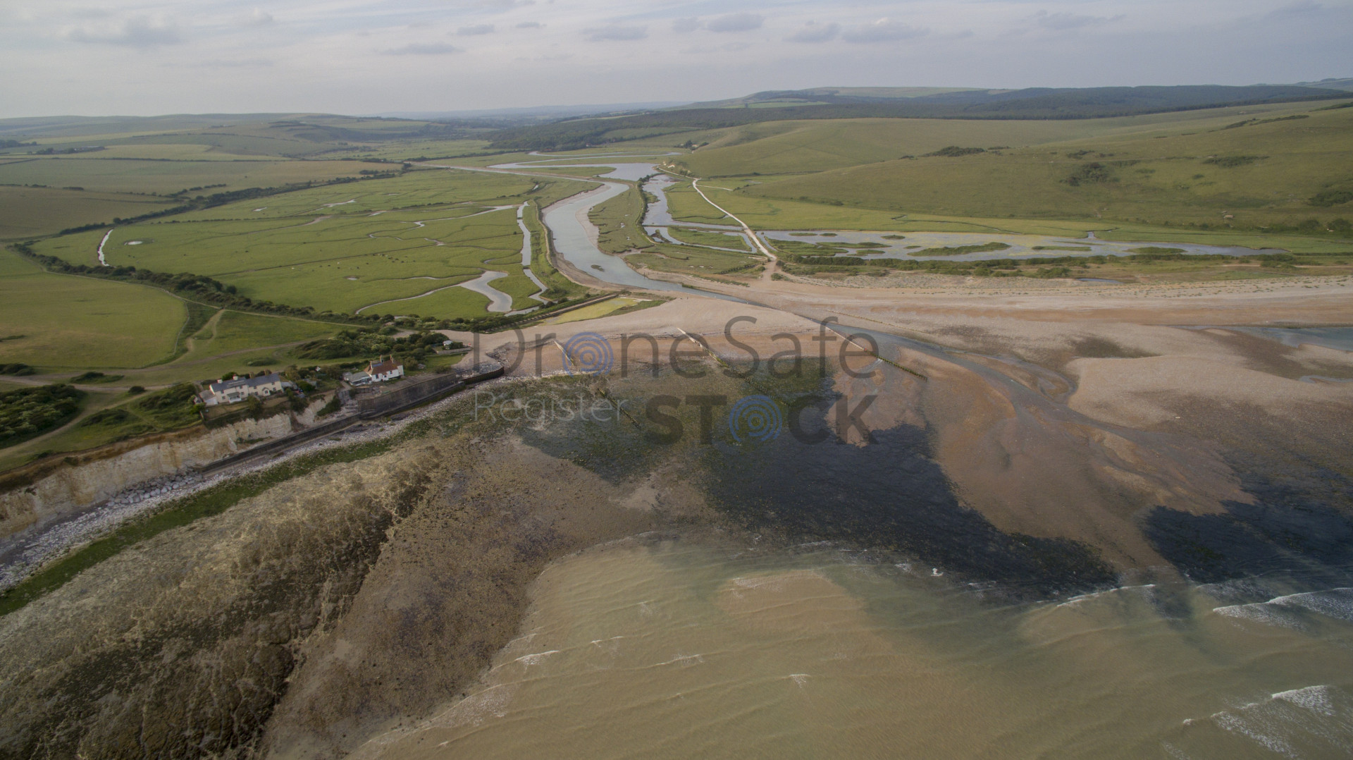 Exceat Valley, East Sussex 1102 in England