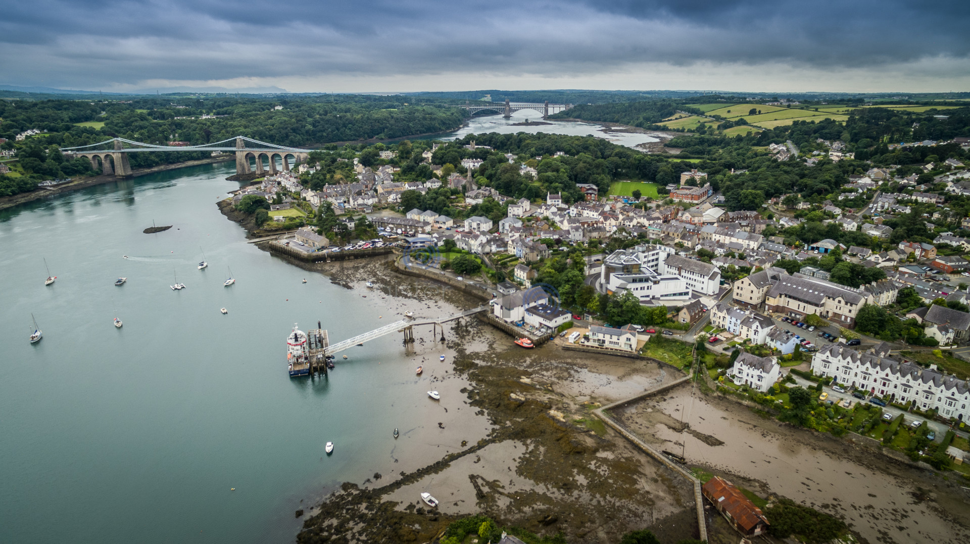 Menai Straits 1378 in Wales