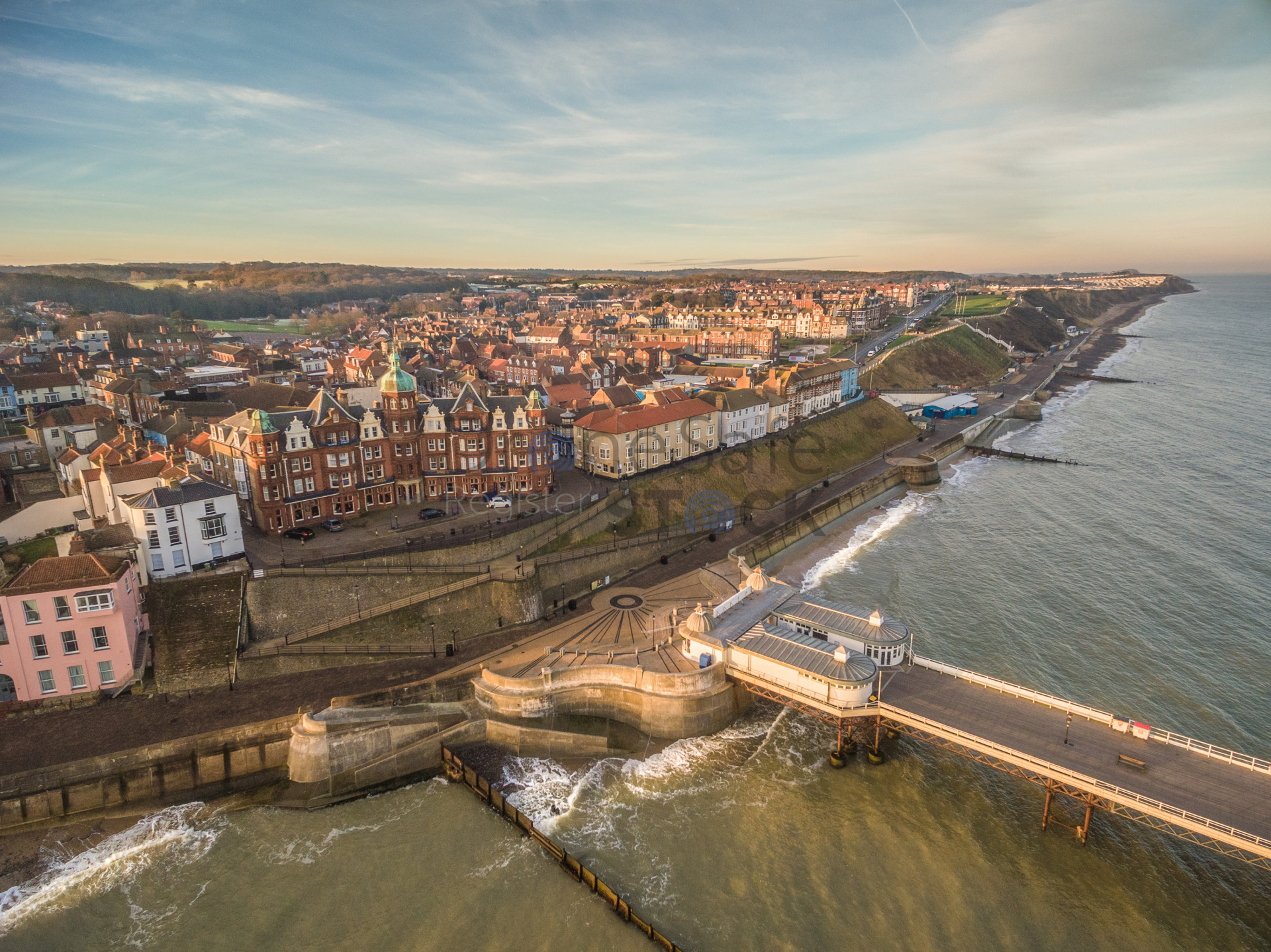 Cromer Town Promenade, Norfolk 1425 in England